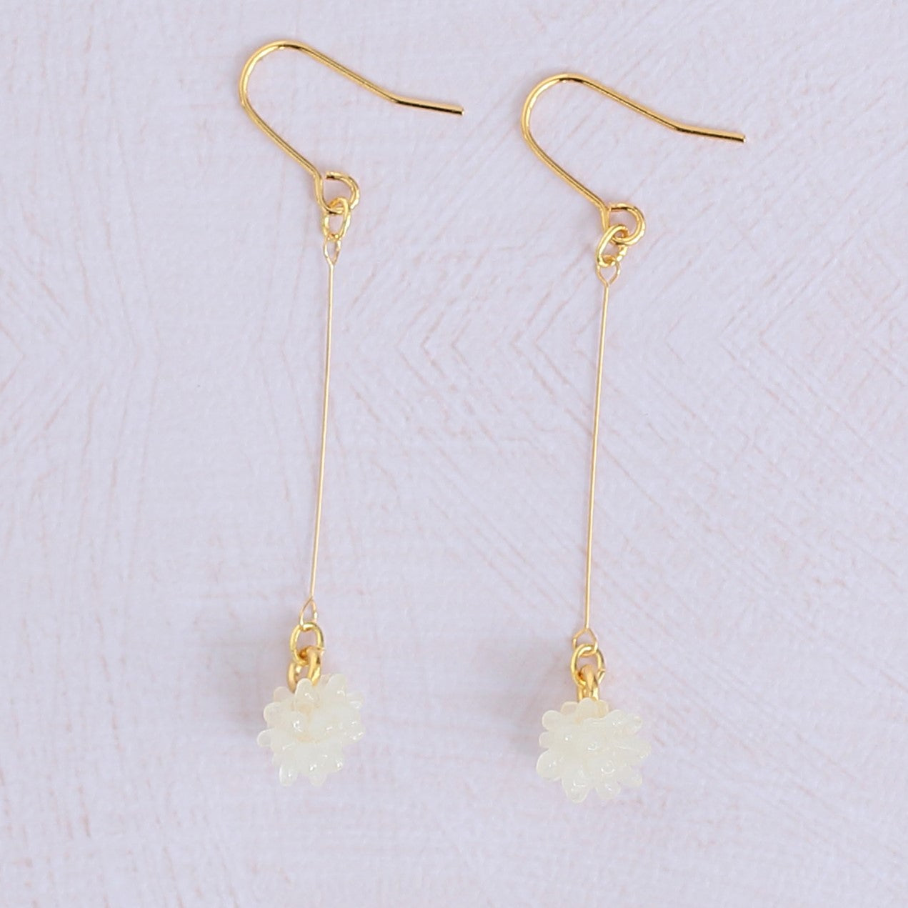 ロングこんぺい糖ピアス ホワイト – nanaco plus+