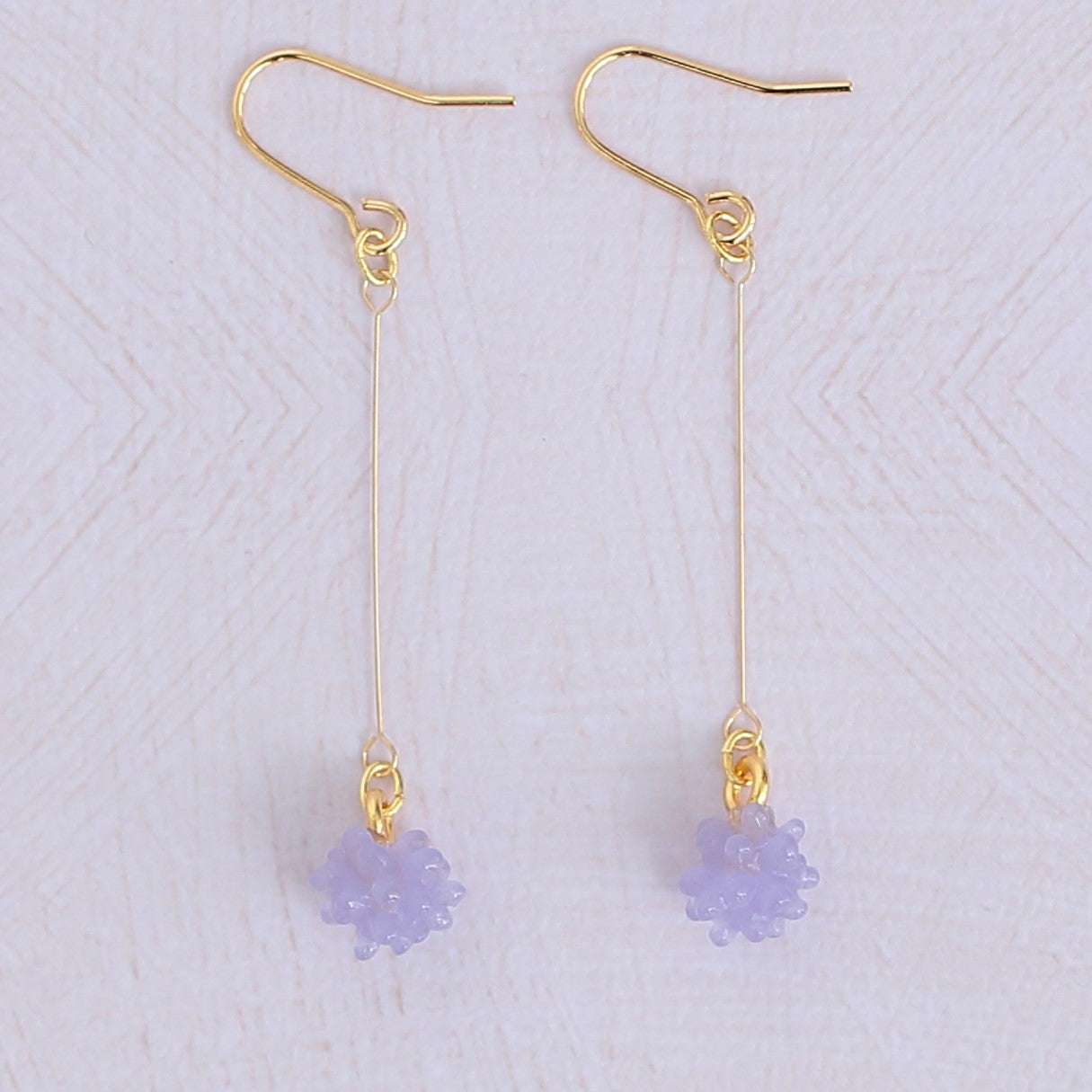 ロングこんぺい糖ピアス パープル – nanaco plus+