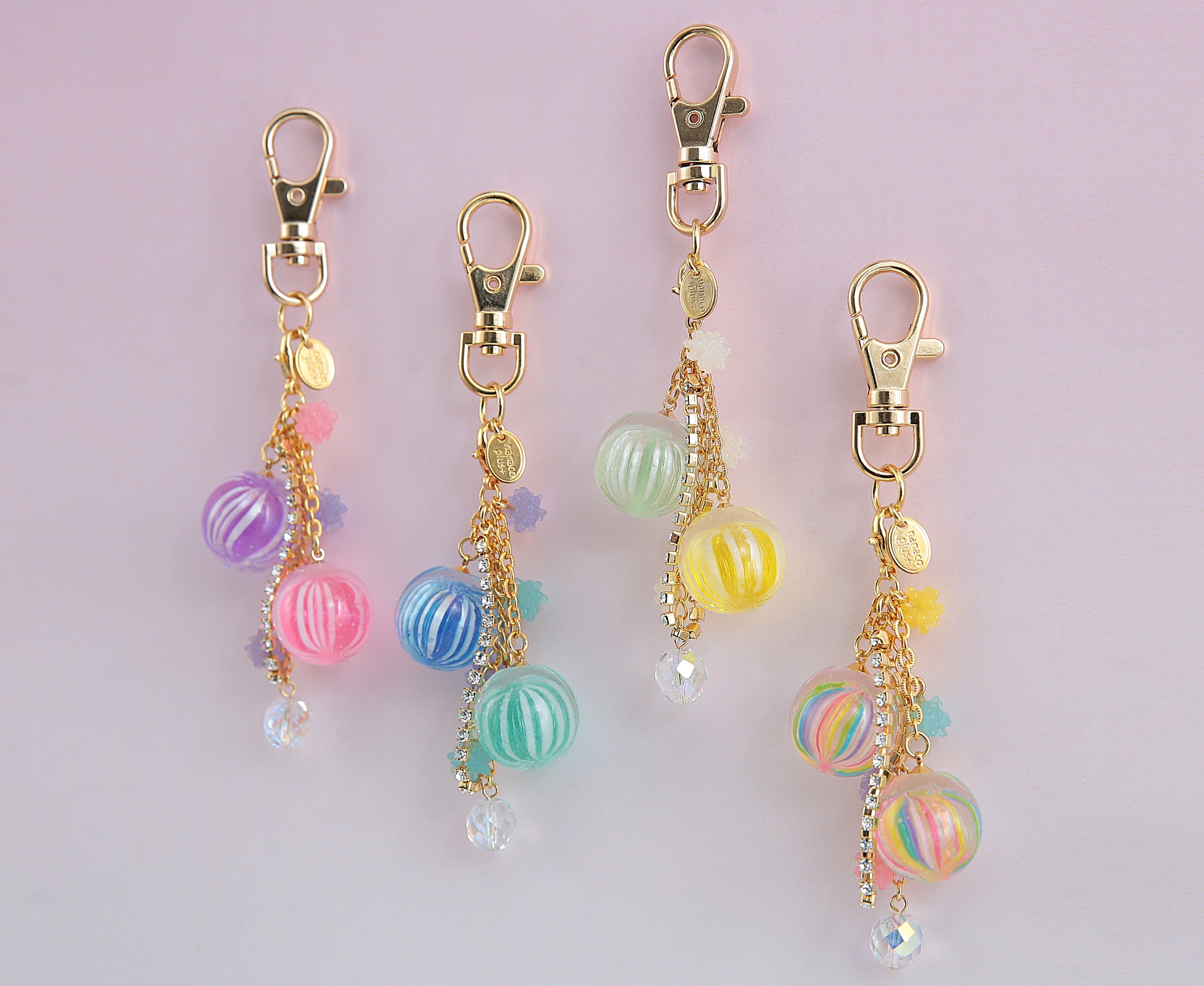 【新商品】3月7日（金）キラキラ飴のバッグチャームキーホルダー リンゴ玉 ななひめ 青のしずく レモン玉発売！！ – nanaco plus+