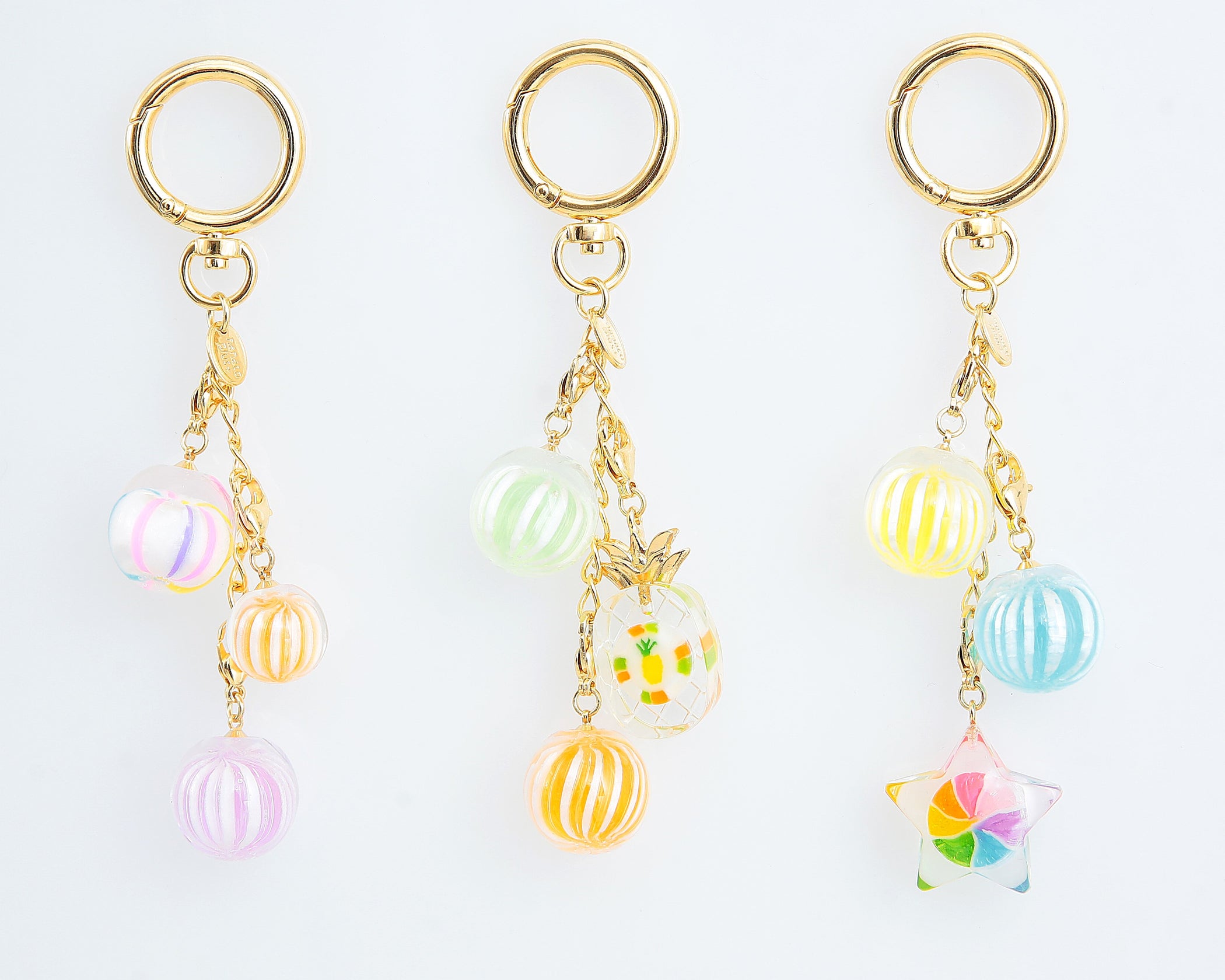 カスタムアイテム バッグチャームキーホルダー丸型 – nanaco plus+